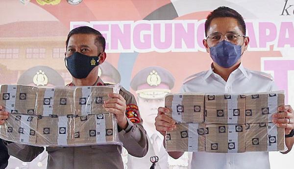 Bareskrim Pamer Uang Miliaran Rupiah Hasil Ungkap TPPU Peredaran Narkotika