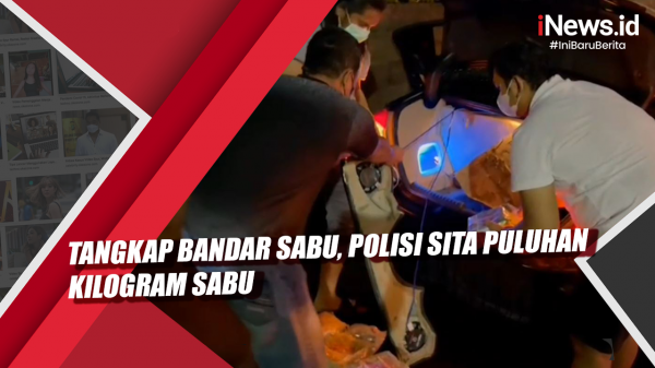 Video Tangkap Bandar Sabu Polisi Sita Puluhan Kilogram Sabu