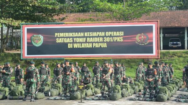 450 Prajurit Yonif Raider 301 PKS Berangkat ke Papua, Kasdam Siliwangi: Ini Tugas Mulia