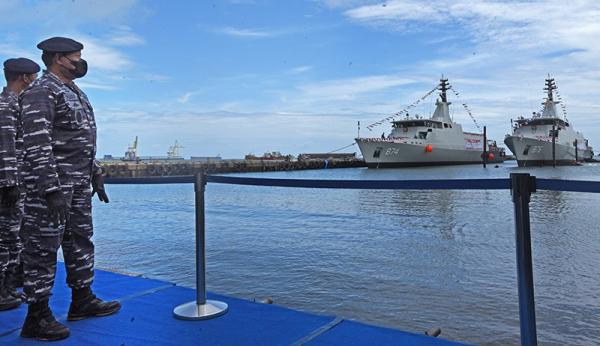 Penampakan 2 KRI Buatan Dalam Negeri Dilengkapi Meriam 40 Milimeter