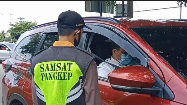 Puluhan Kendaraan di Kabupaten Pangkep Terjaring Razia Pajak