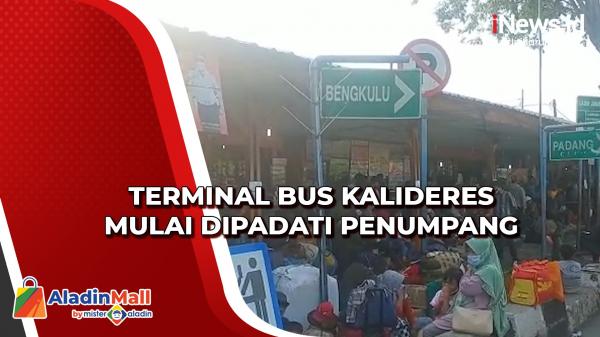 Terminal Bus Kalideres Mulai Dipadati Penumpang