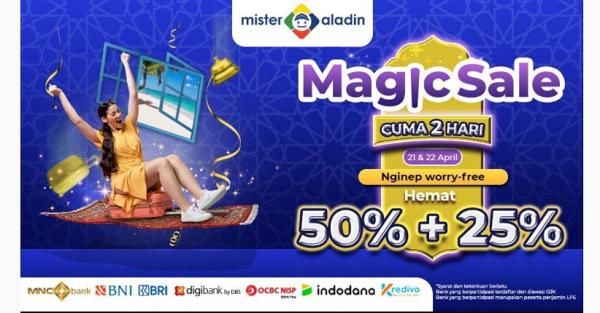Cuma di Mister Aladin, Nginep di Hotel Nggak Pakai Mikir Ada Diskon 50% + 25%!