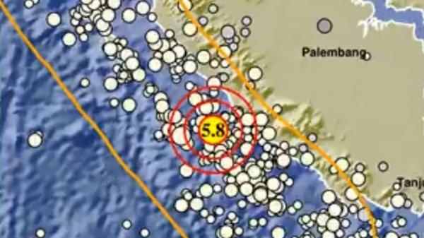 Gempa Bengkulu M 5,8 Berpusat di Laut, BMKG Pastikan Tak Berpotensi Tsunami