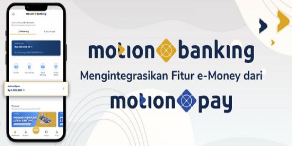 MotionBanking Integrasikan Fitur E-Money dari MotionPay