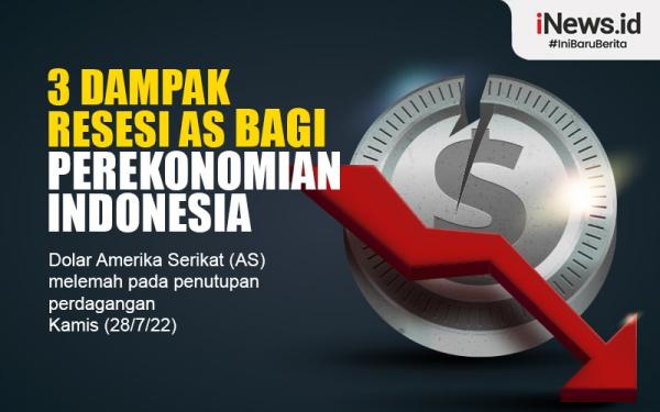 Infografis 3 Dampak Resesi AS bagi Perekonomian Indonesia