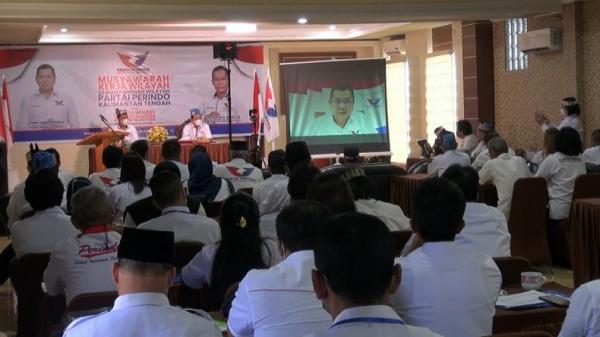 Hary Tanoesoedibjo Berikan Arahan di Muskerwil DPW Perindo Kalteng