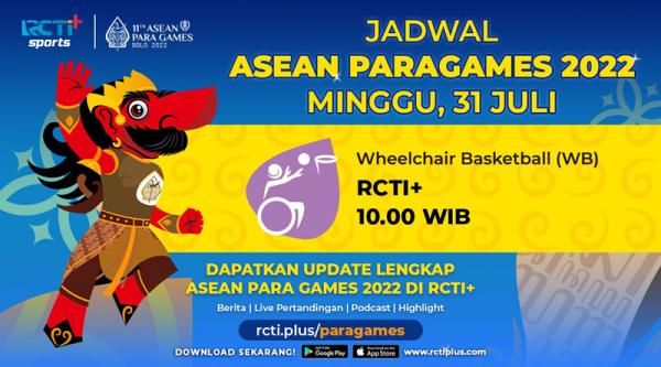 Link Live Streaming ASEAN Para Games 2022 Hari Ini: Tim Basket Kursi Roda Indonesia Vs Kamboja
