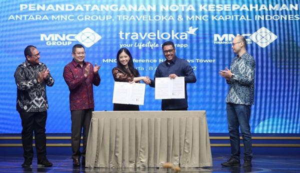 Kerja Sama MNC Kapital dan Traveloka