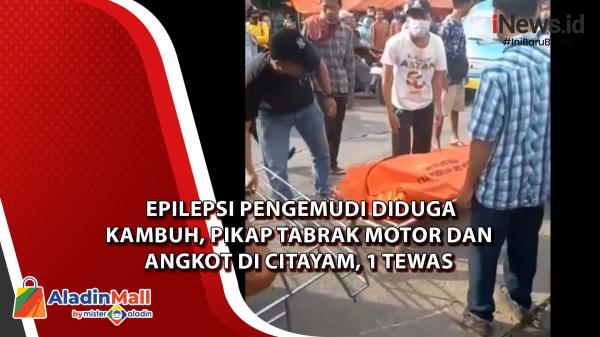 Epilepsi Pengemudi Diduga Kambuh, Pikap Tabrak Motor dan Angkot di ...
