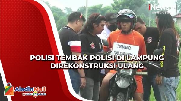 Fakta Baru yang Terungkap saat Rekonstruksi Ulang Polisi Tembak Polisi di Lampung