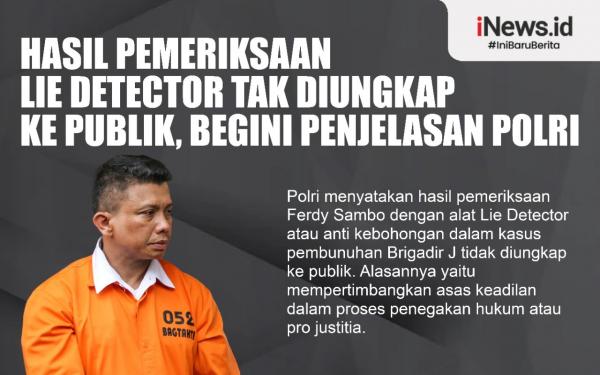 Infografis Pemeriksaan Lie Detector Ferdy Sambo Tak Diungkap ke Publik