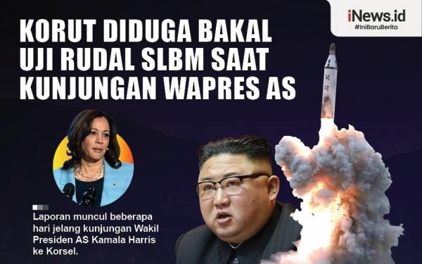 Infografis Korut Diduga Bakal Uji Rudal SLBM saat Kunjungan Wapres AS ke Korsel