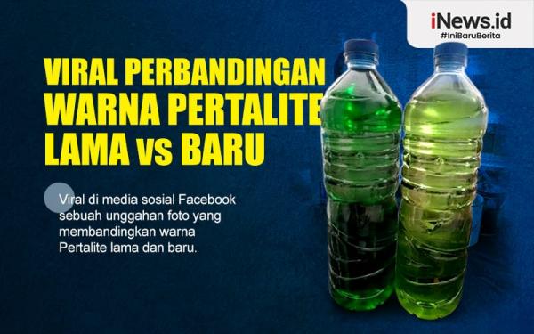 Infografis Viral Perbandingan Warna Pertalite Lama dan Baru Infografis Viral Perbandingan Warna Pertalite Lama dan Baru