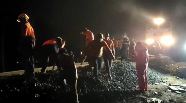 Seluruh Titik Bekas Amblesan di Cilacap Bisa Dilewati KA, Kecepatan ...