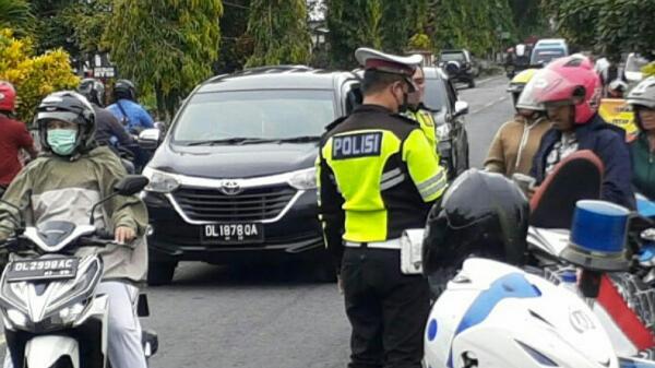 Operasi Zebra Samrat Hari Ke-11 di Tahuna, Polisi Tilang Puluhan Pelanggar Lalu Lintas