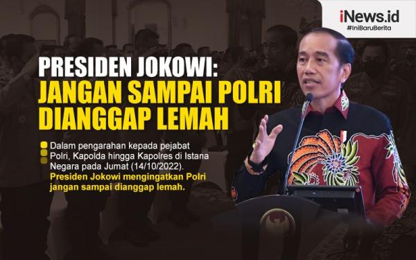 Infografis Presiden Jokowi Minta Polri Berbenah