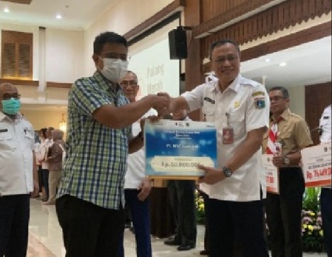 MNC Land dan MNC Peduli Beri Bantuan, Perolehan Bulan Dana PMI Jakpus Tembus Rp4,2 Miliar