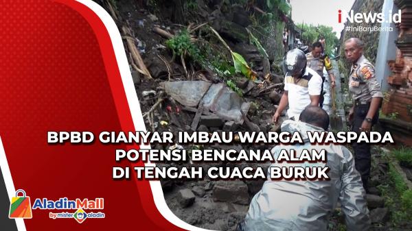 BPBD Gianyar Imbau Warga Waspada Potensi Bencana Alam di Tengah Cuaca Buruk