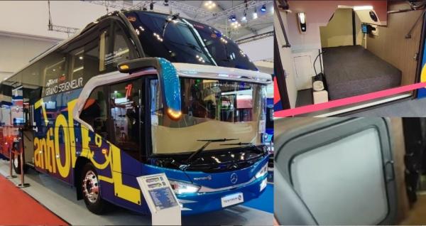 Bus AKAP Jarak Jauh Dilengkapi Kandang Macan, Jangan Kaget Ini Fungsinya