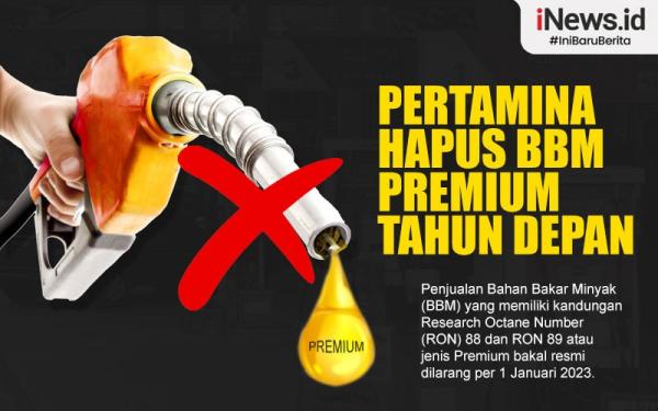 Infografis Pertamina Hapus BBM Premium Tahun Depan