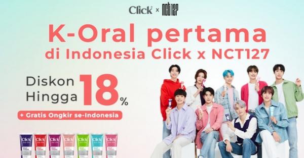 K-Oral pertama di Indonesia, Click x NCT 127 Kini Hadir di AladinMall ...