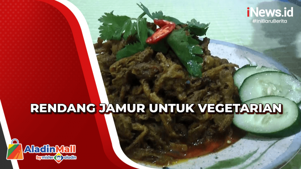Lezatnya Olahan Rendang Jamur untuk Vegetarian