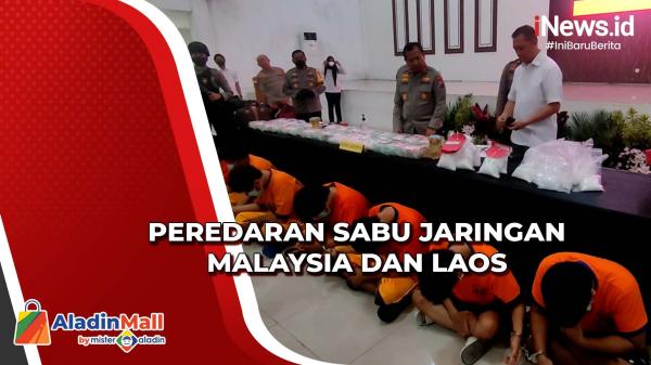 Polda Jatim Gagalkan Peredaran Sabu Jaringan Malaysia Dan Laos