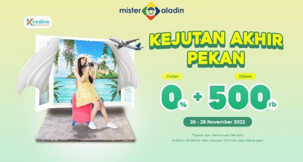 Cuma 3 Hari! Anda Bisa Traveling tanpa Nguras Tabungan dengan Cicilan 0% + Diskon Rp500.000! Cek ...