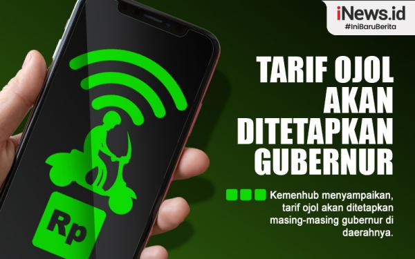 Infografis Tarif Ojol Akan Ditetapkan Gubernur