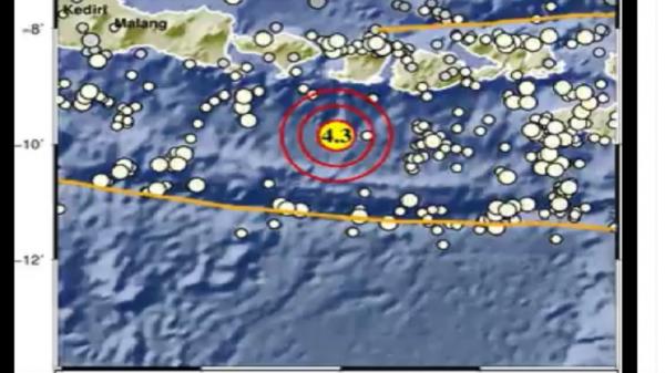 Gempa Bumi Magnitudo 4,3 Guncang Lombok Barat