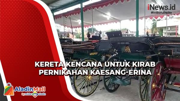 12 Kereta Kencana Akan Ditarik 28 Kuda di Kirab Pernikahan Kaesang-Erina