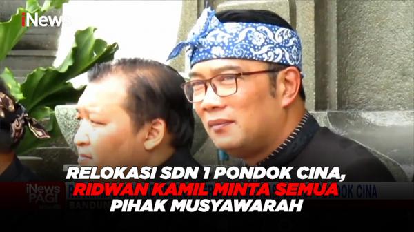 Relokasi SDN 1 Pondok Cina, Ridwan Kamil Minta Semua Pihak Musyawarah