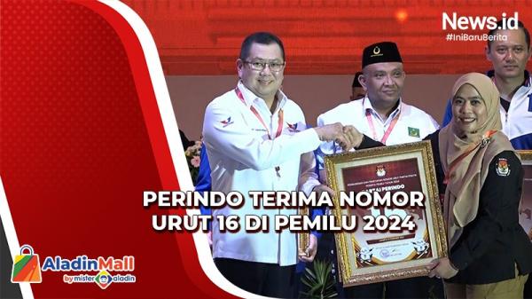 Partai Perindo Nomor Urut 16 di Pemilu 2024, TGB: Insya Allah Nomor yang Berkah