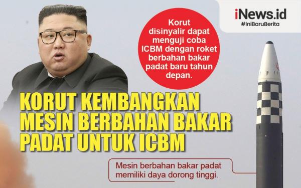Infografis Korut Kembangkan Mesin Berbahan Bahar Padat untuk ICBM