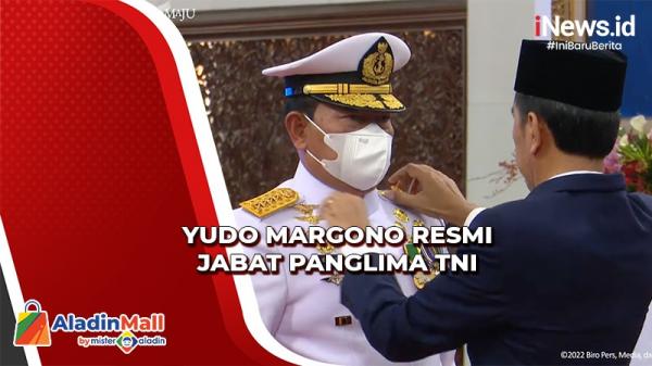 Dilantik Presiden Jokowi, Yudo Margono Resmi Jabat Panglima TNI