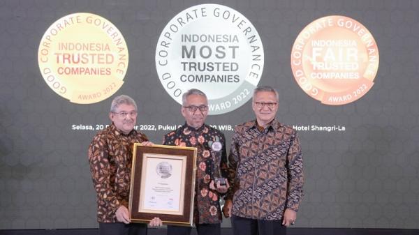 Pegadaian Raih Penghargaan sebagai Perusahaan Terpercaya di Ajang GCG Award 2022