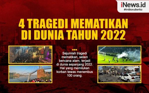 Infografis 4 Tragedi Paling Mematikan di Dunia 2022
