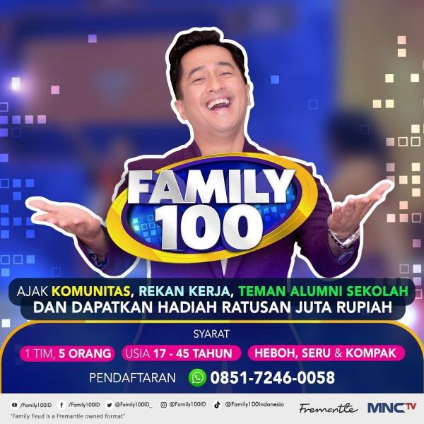 Mari Bergabung dan Taklukkan Hadiah 100 juta di Game Show Nomer 1 Family 100