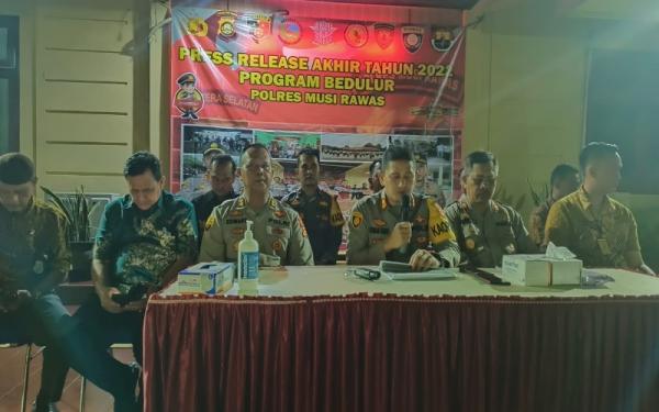 Polres Musi Rawas Selesaikan 366 Kasus Pidana Sepanjang 2022