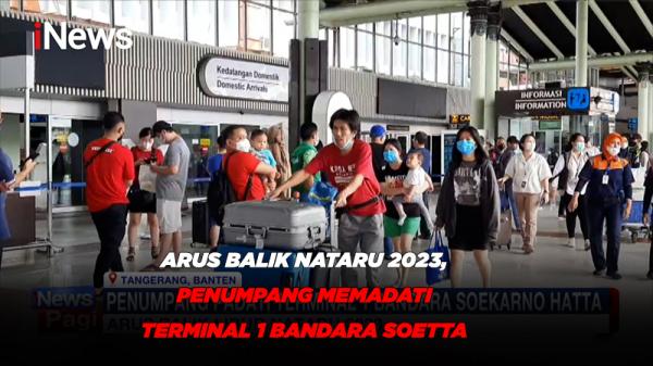 Libur Nataru Usai, Penumpang Padati Terminal Kedatangan di Bandara Soetta