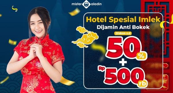 Rayakan Imlek di Hotel Favorit Yuk, Mumpung Ada Diskon s.d 50% + Rp500.000! Simak Caranya