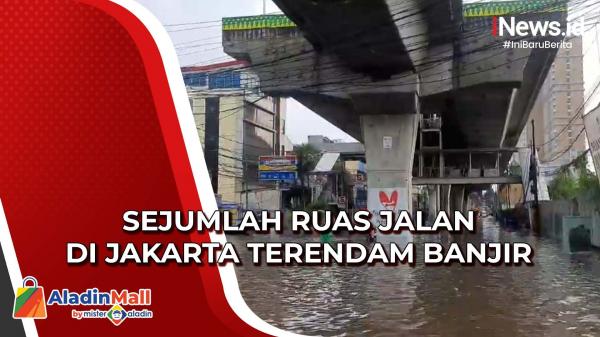 Sejumlah Ruas Jalan Di Jakarta Terendam Banjir Usai Hujan Deras Ini