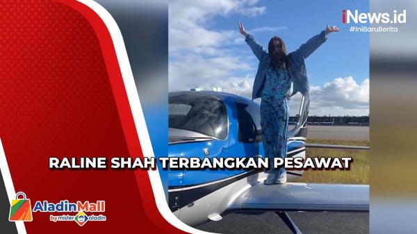Sultan! Raline Shah Pamer Nyetir Pesawat Keliling Miami