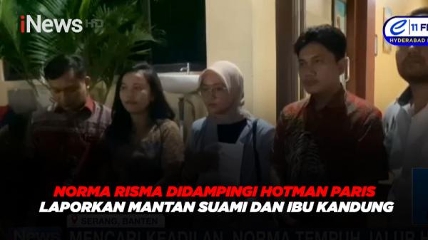 Norma Risma Didampingi Hotman Paris Laporkan Mantan Suami dan Ibu Kandung