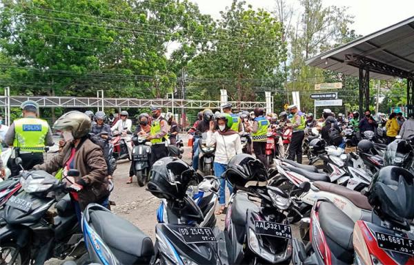 Ratusan Pengendara Motor di Bantul Terjaring Razia, Pelanggaran Didominasi SIM dan STNK