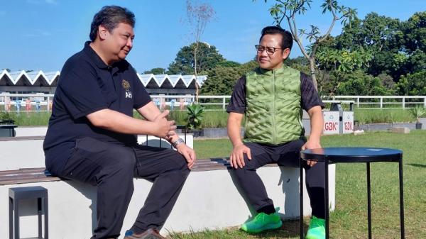 Bertemu Cak Imin di Senayan, Airlangga Sebut Terbuka Peluang Koalisi Bertemu Cak Imin di Senayan, Airlangga Sebut Terbuka Peluang Koalisi