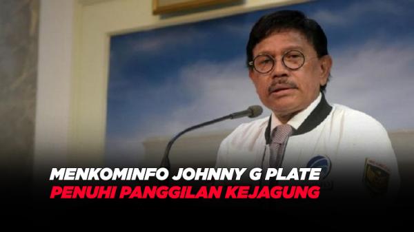 Kasus Korupsi BTS, Menkominfo Johnny G. Plate Penuhi Panggilan Kejagung