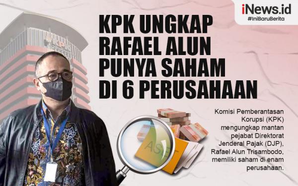Infografis Rafael Alun Punya Saham di 6 Perusahaan