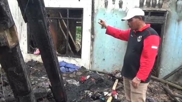 Diduga akibat Korsleting Listrik, Rumah Warga di Boyolali Terbakar